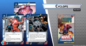 Cyclops Review and Aspect Pairings - Marvel Champions - Cardboard Champions