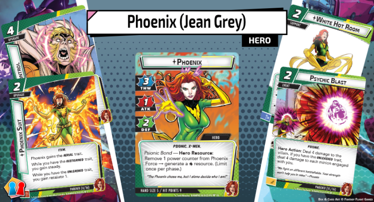 Phoenix Review and Aspect Pairings - Marvel Champions - Cardboard Champions