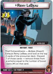 Gambit Review and Aspect Pairings - Marvel Champions - Cardboard Champions