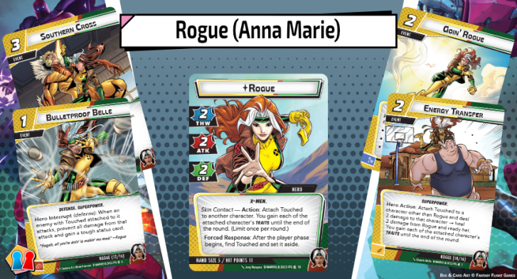 Rogue Review and Aspect Pairings - Marvel Champions - Cardboard Champions