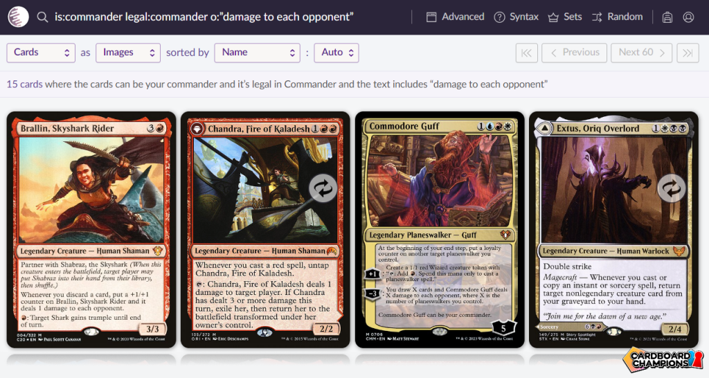 Finding Your Next Magic: The Gathering Commander with Scryfall ...